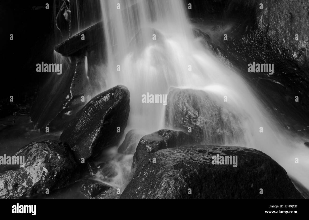 Black And White Waterfall Stock Photos & Black And White Waterfall ...