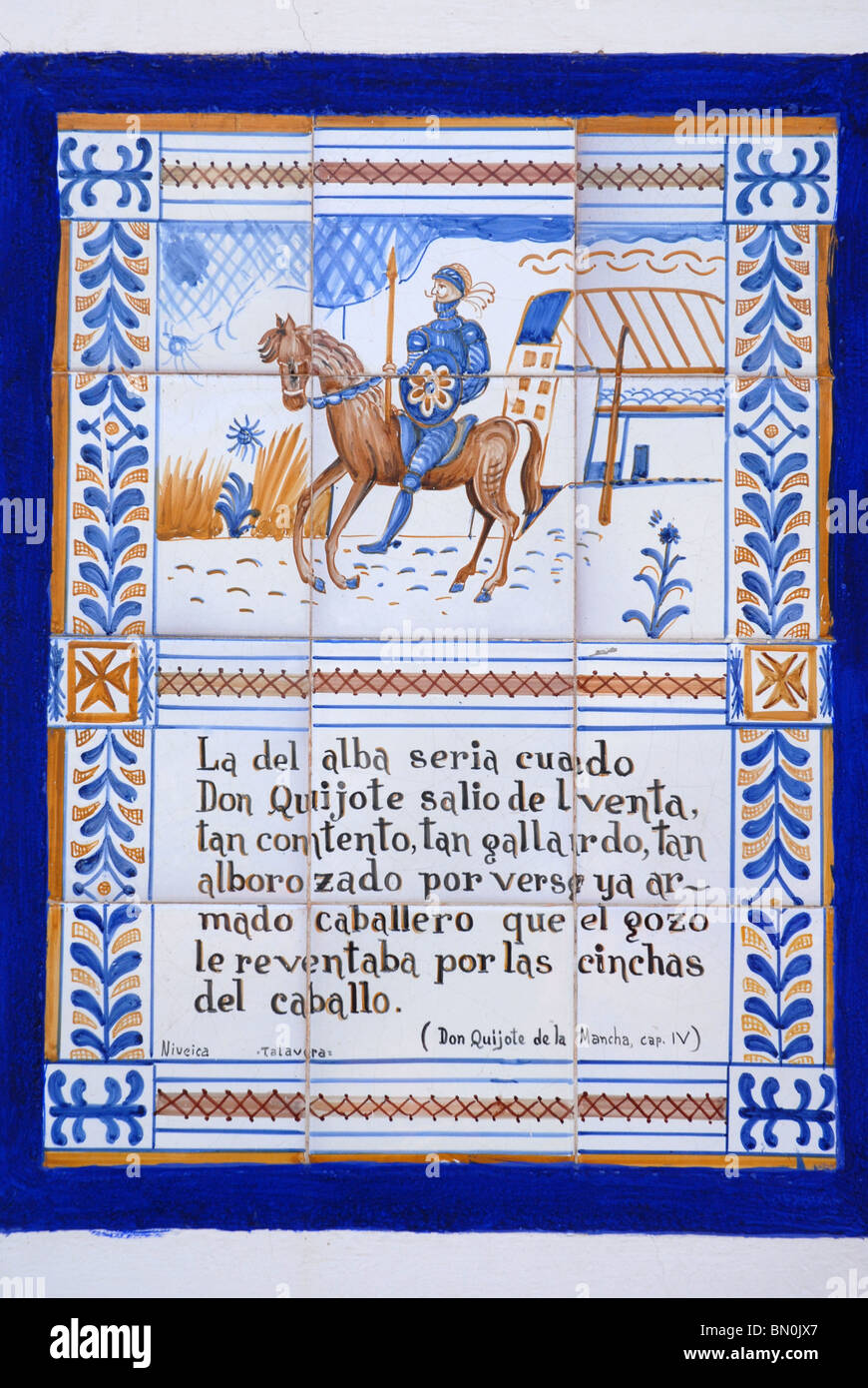 Don quixote tiles hi-res stock photography and images - Alamy