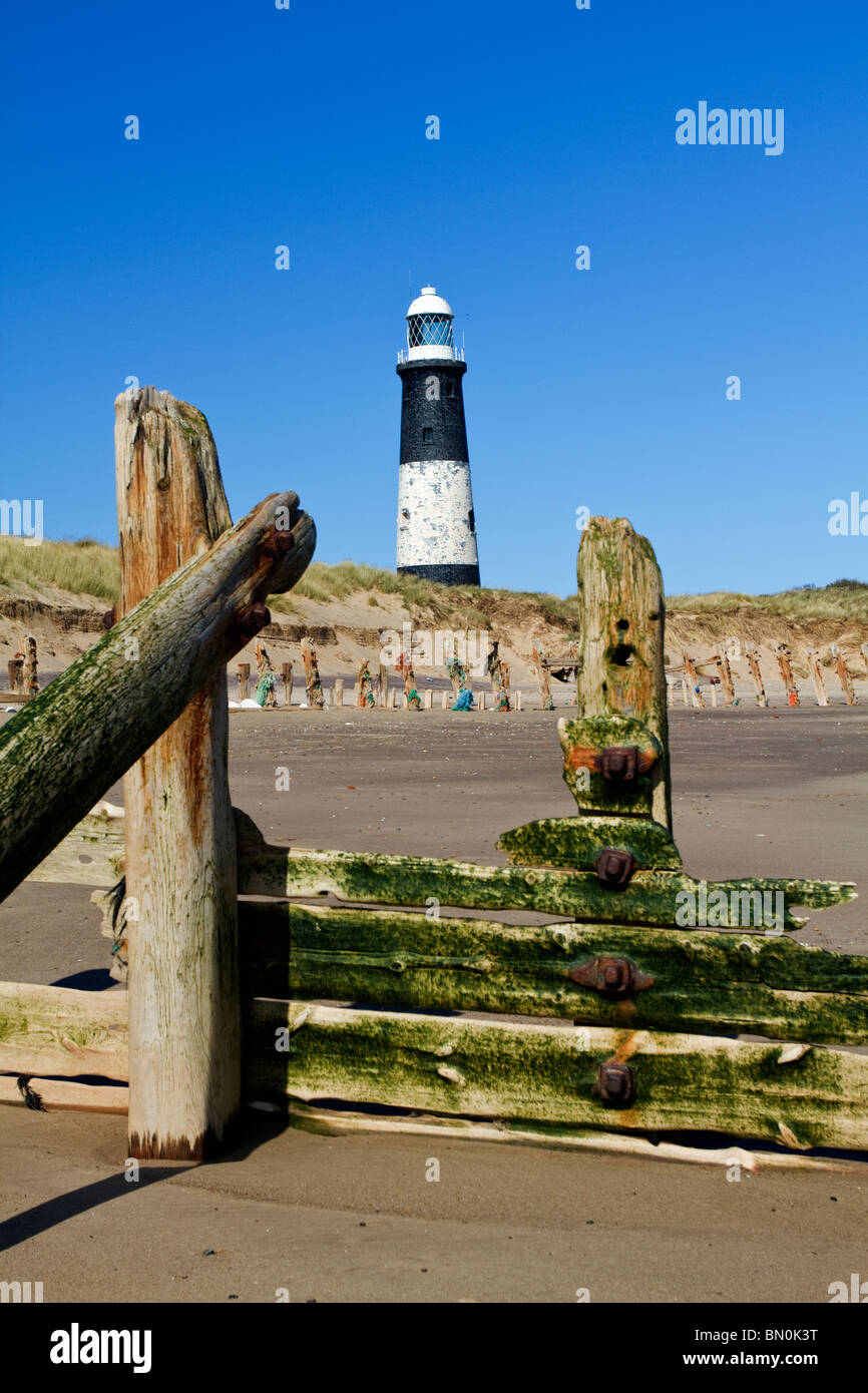 Spurn Point Lighthouse Stock Photo - Alamy