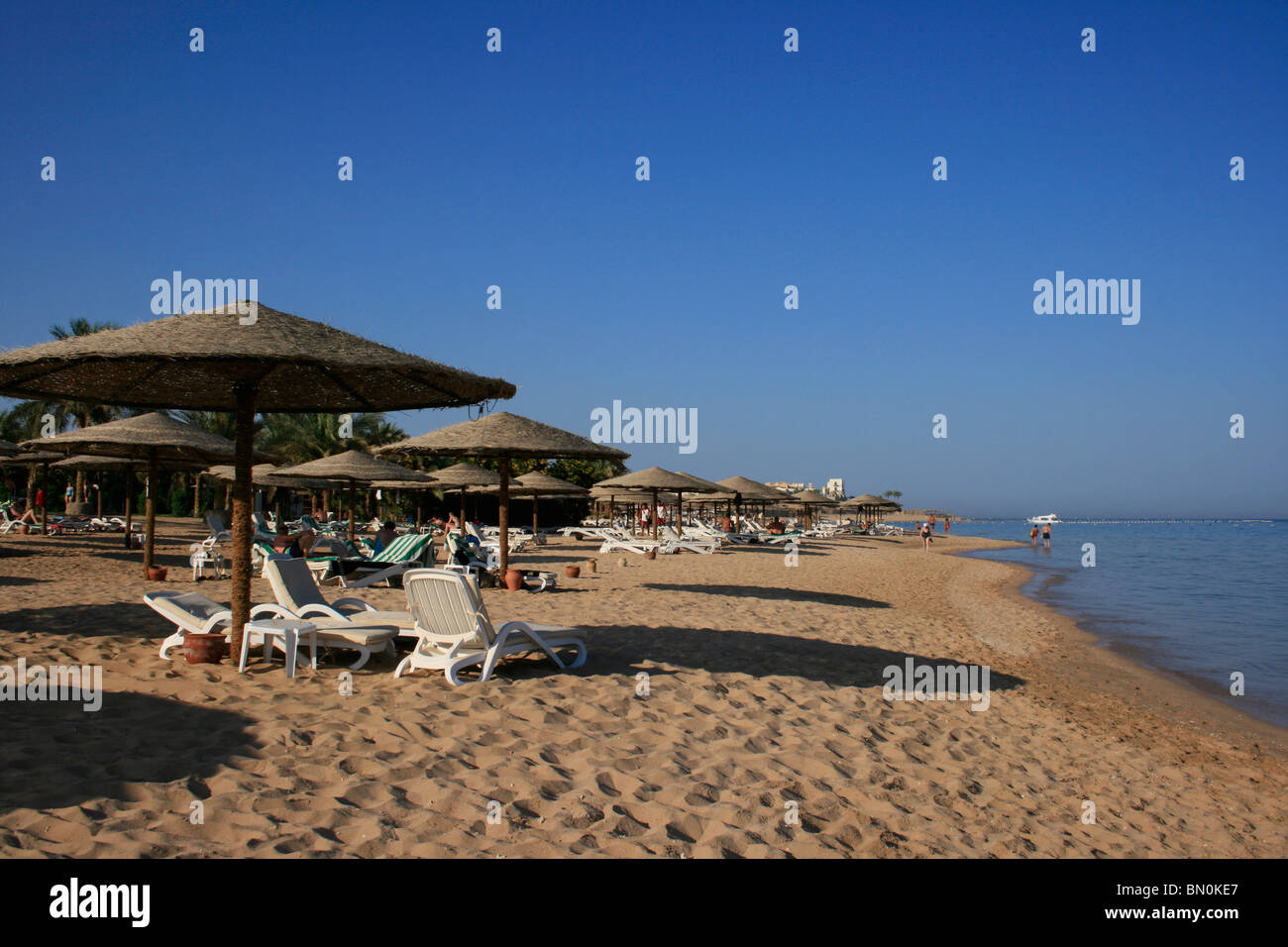 Lovely beach at Makadi Bay, Egypt Stock Photo - Alamy