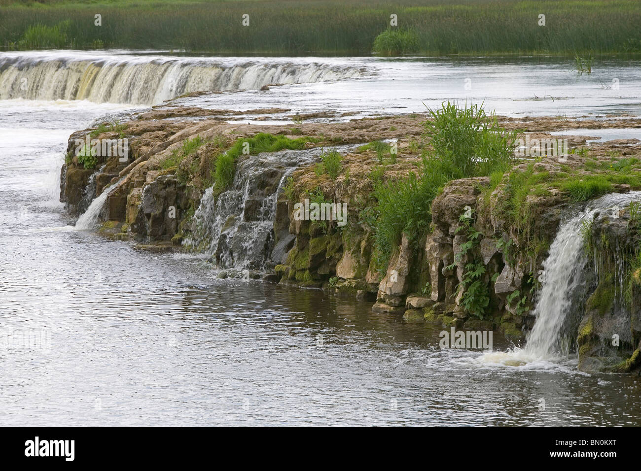 Latvia,Kuldiga,Kuldiga waterfall,Kurzeme Region Stock Photo - Alamy