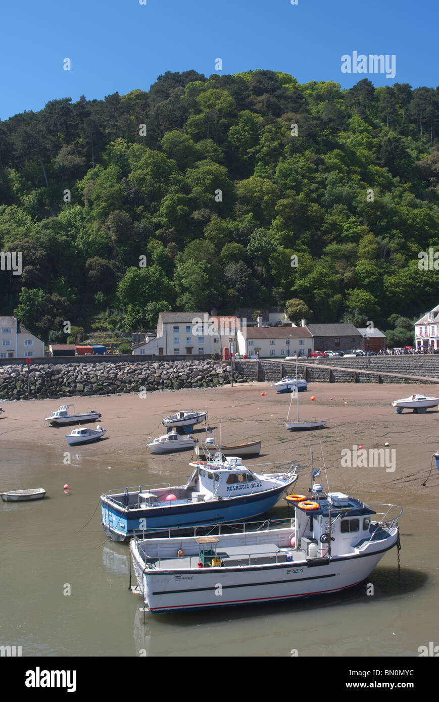The harbour at minehead somerset england uk Stock Photo - Alamy