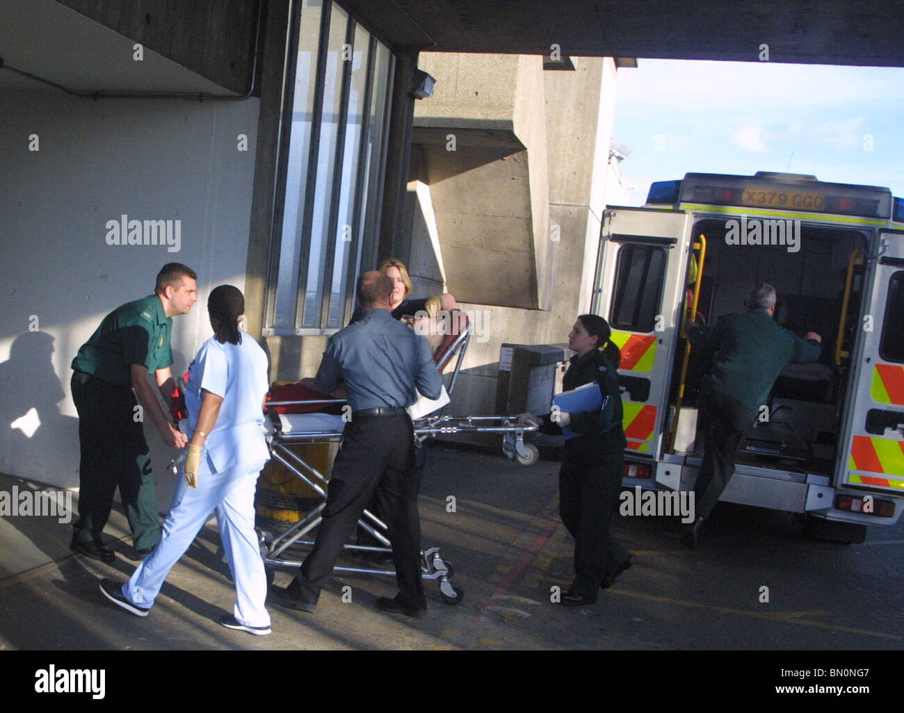 a day in the life of london hospital Stock Photo - Alamy
