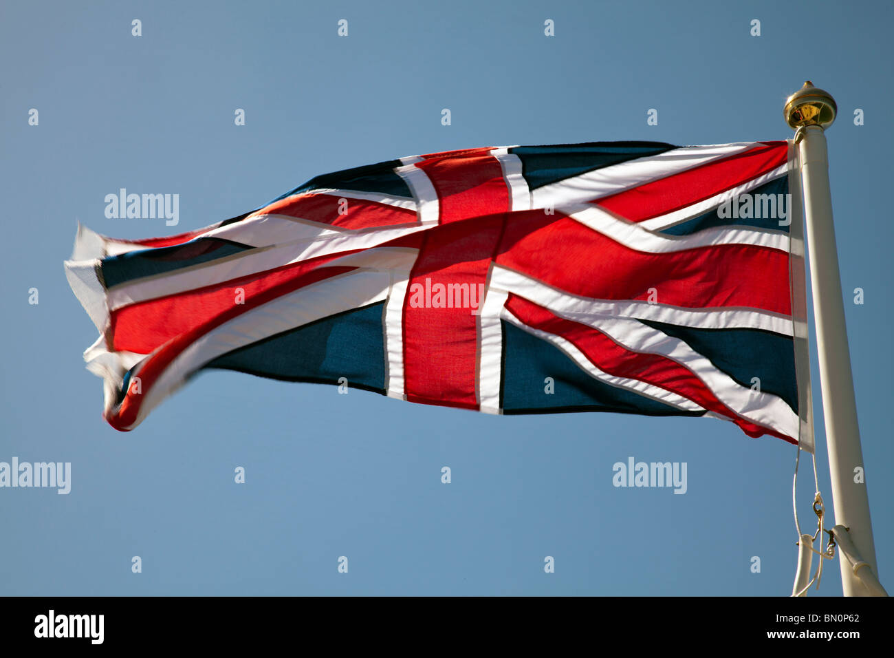 Union jack flag pole hi-res stock photography and images - Alamy