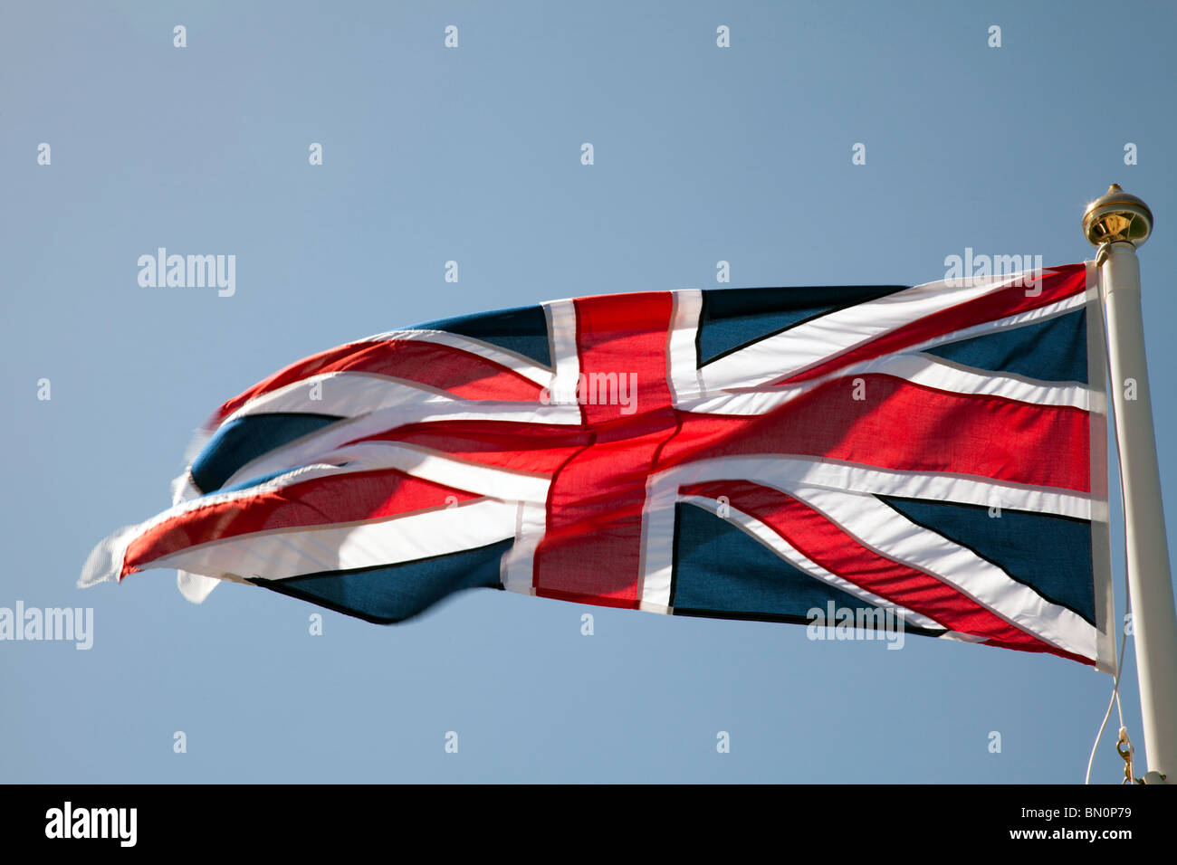 Union jack flag pole hi-res stock photography and images - Alamy
