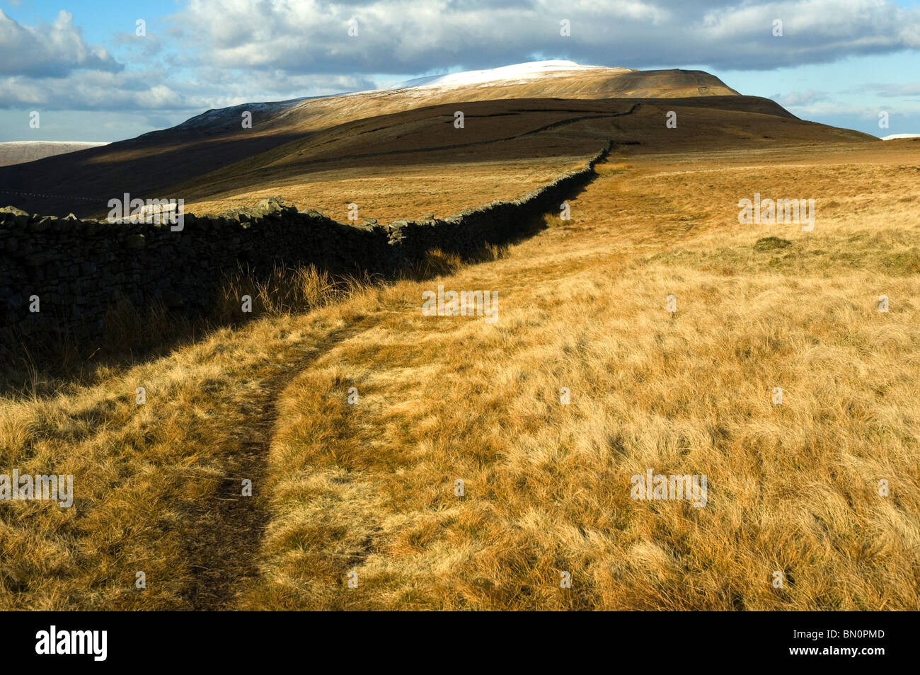 The ridge of Whernside, Yorkshire Dales National Park, England, UK ...
