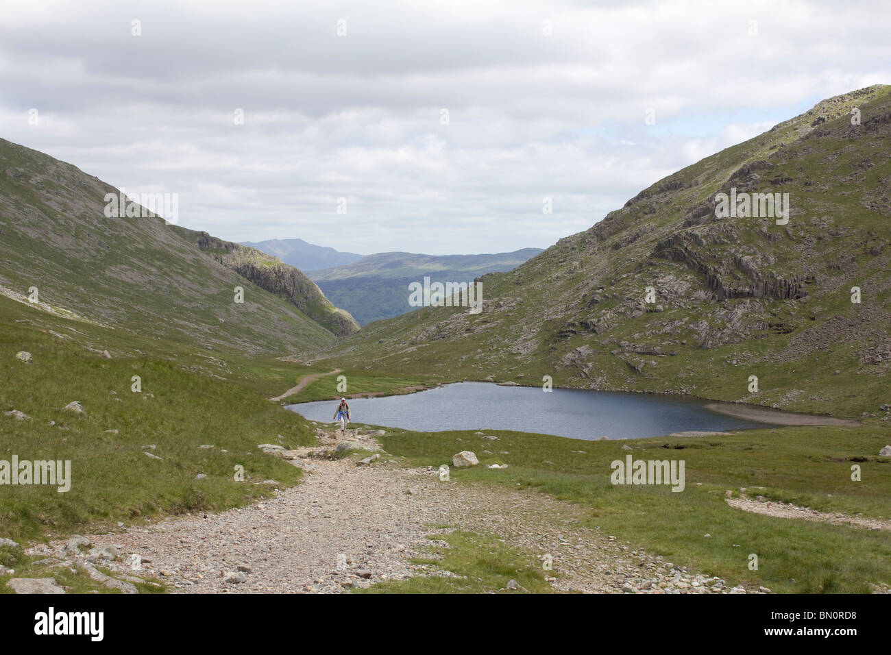 Styhead Tarn, Lake District, England Stock Photo - Alamy