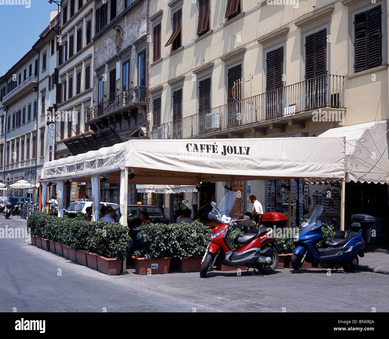 Florence pavement cafe hi-res stock photography and images - Alamy