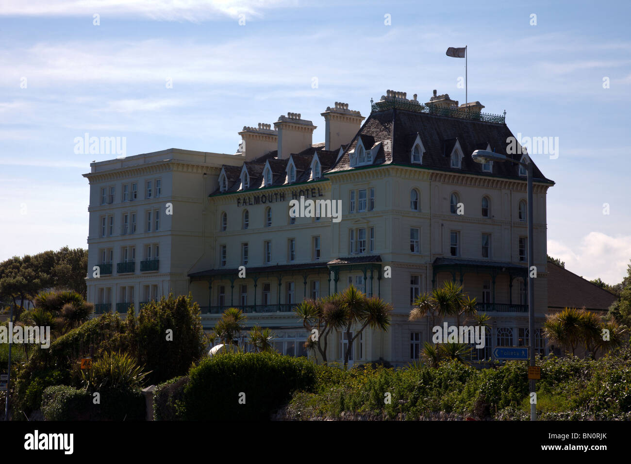 Falmouth hotel in Falmouth, Cornwall, England Stock Photo - Alamy