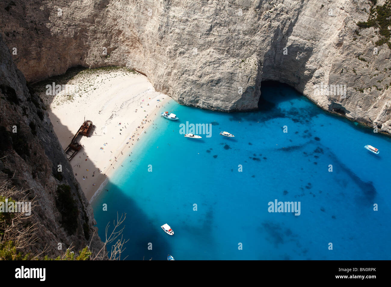 Zante shipwreck hi-res stock photography and images - Alamy