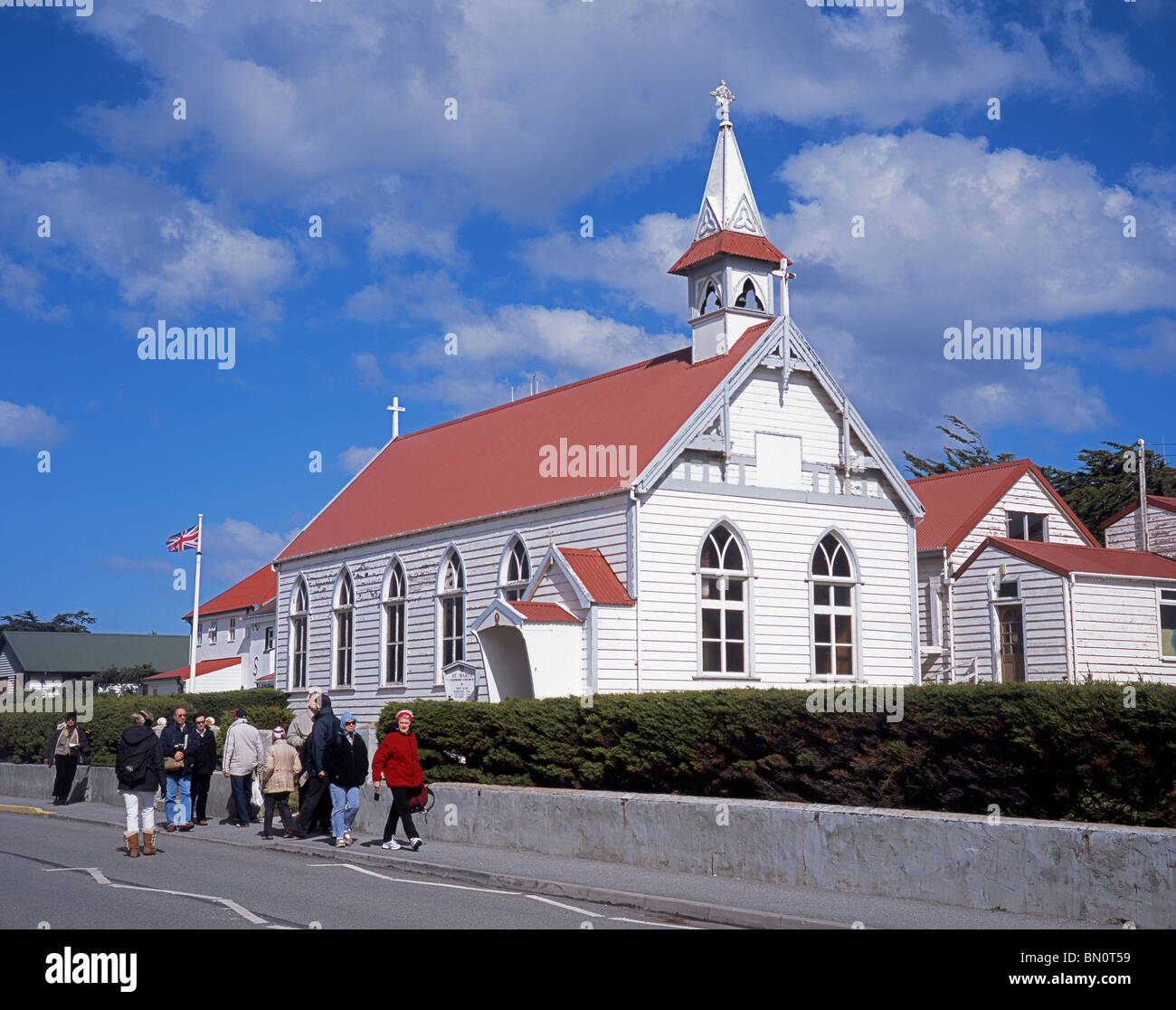 Catholic church, Port Stanley, Falkland Islands, UK Stock Photo - Alamy