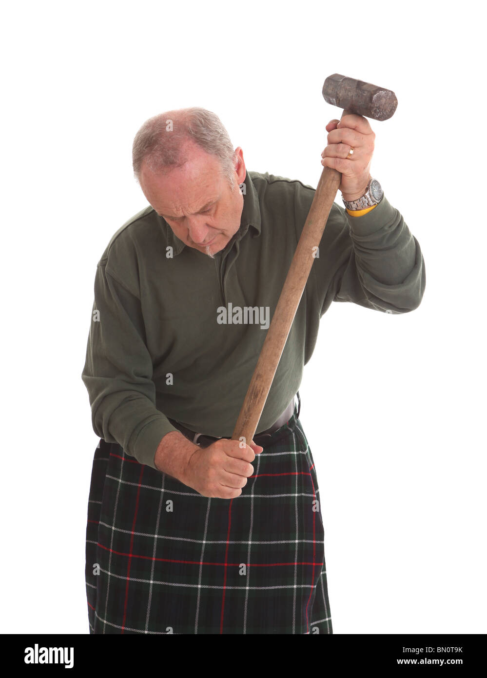 Scotsman wearing kilt hi-res stock photography and images - Alamy