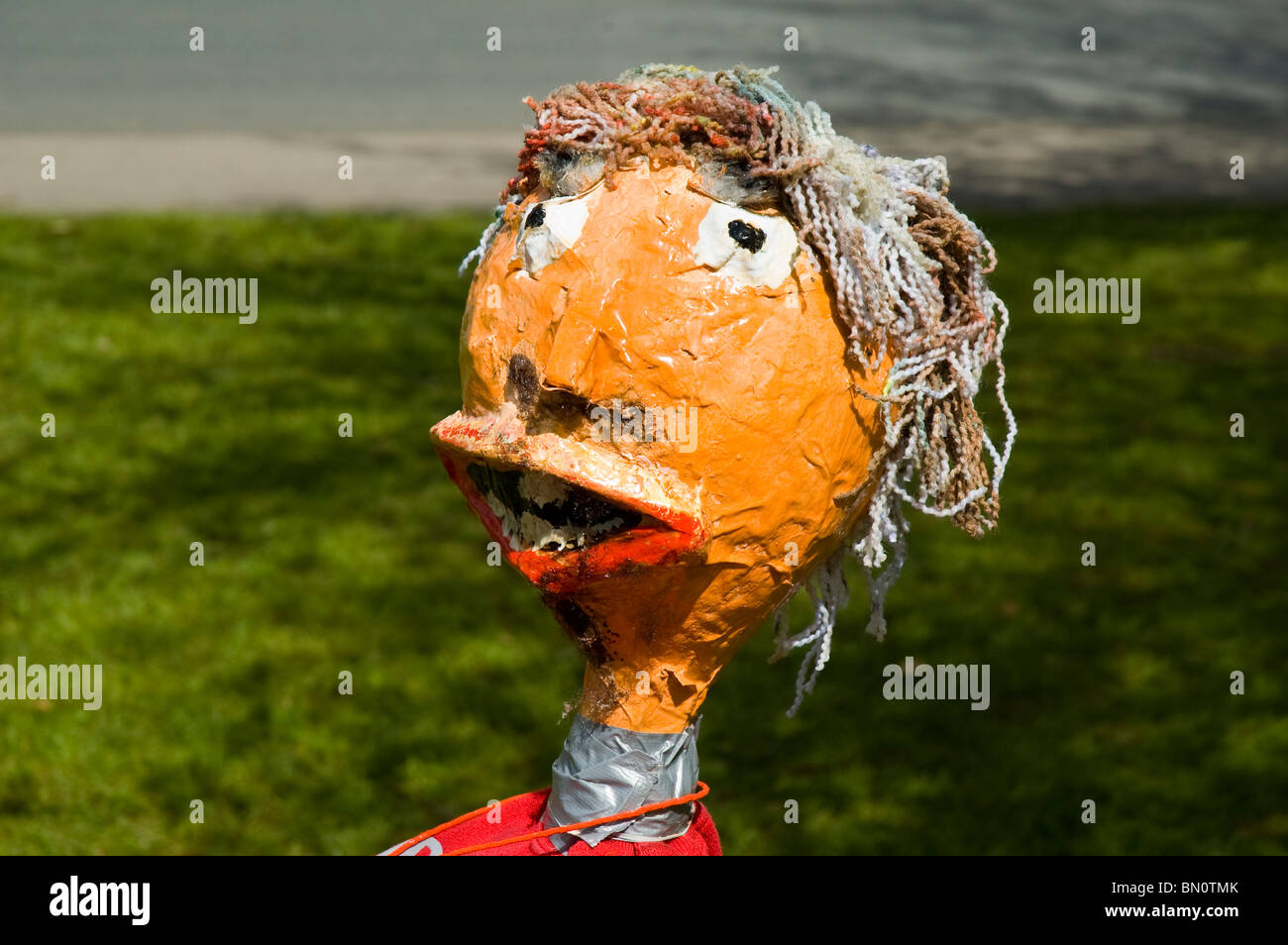 An exhibit at the Wray Scarecrow Festival, in the village of Wray, near ...