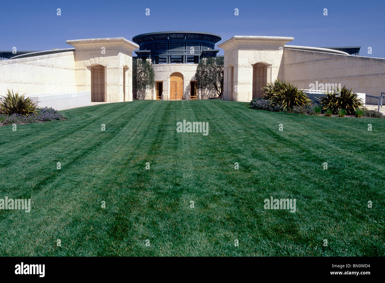 Opus One Winery Building Frontal View, Napa Valley, California Stock ...