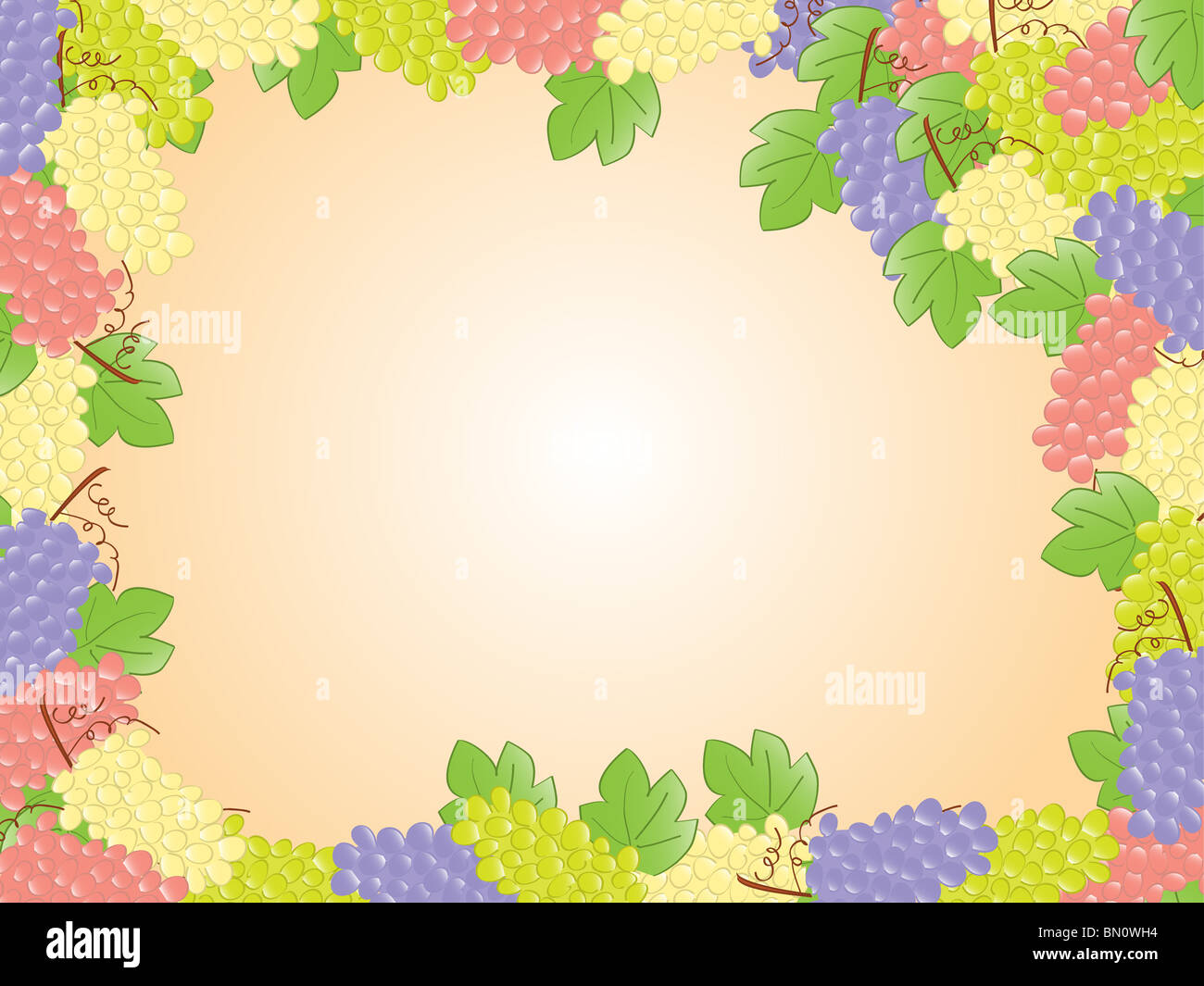 grapes background. Vector Stock Photo - Alamy
