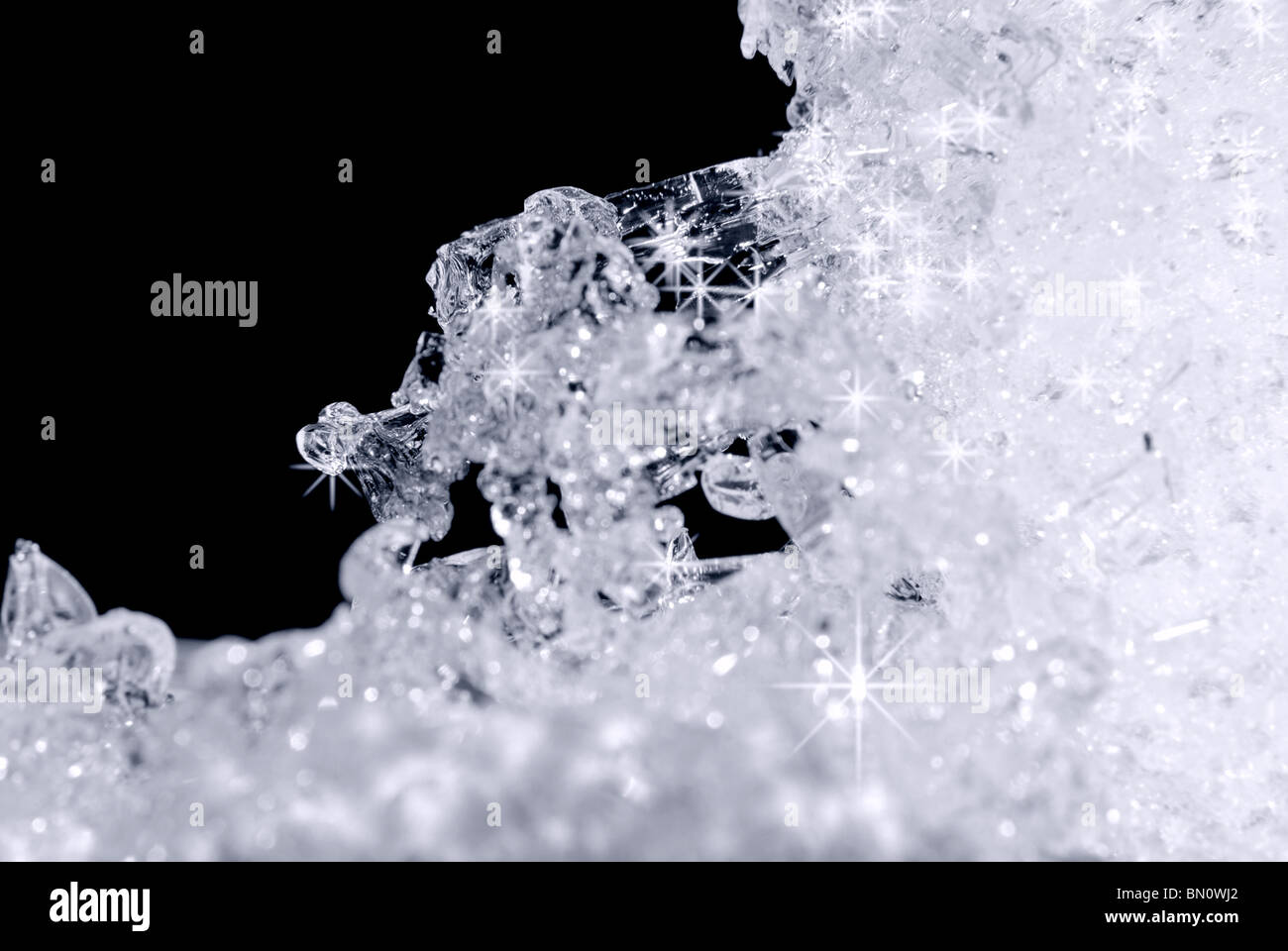 glitter ice. closeup Stock Photo - Alamy