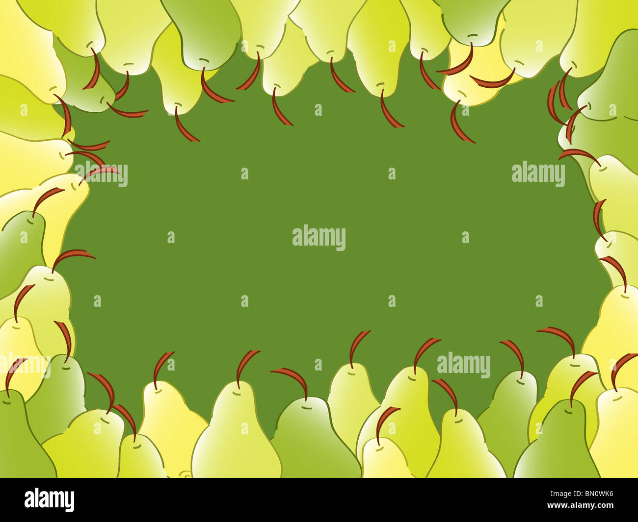 pear frame. Vector Stock Photo - Alamy