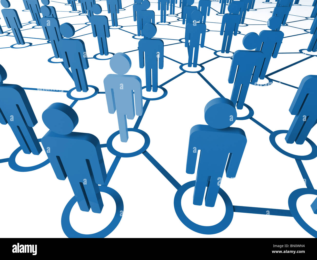 global web connection with lots of human models Stock Photo - Alamy