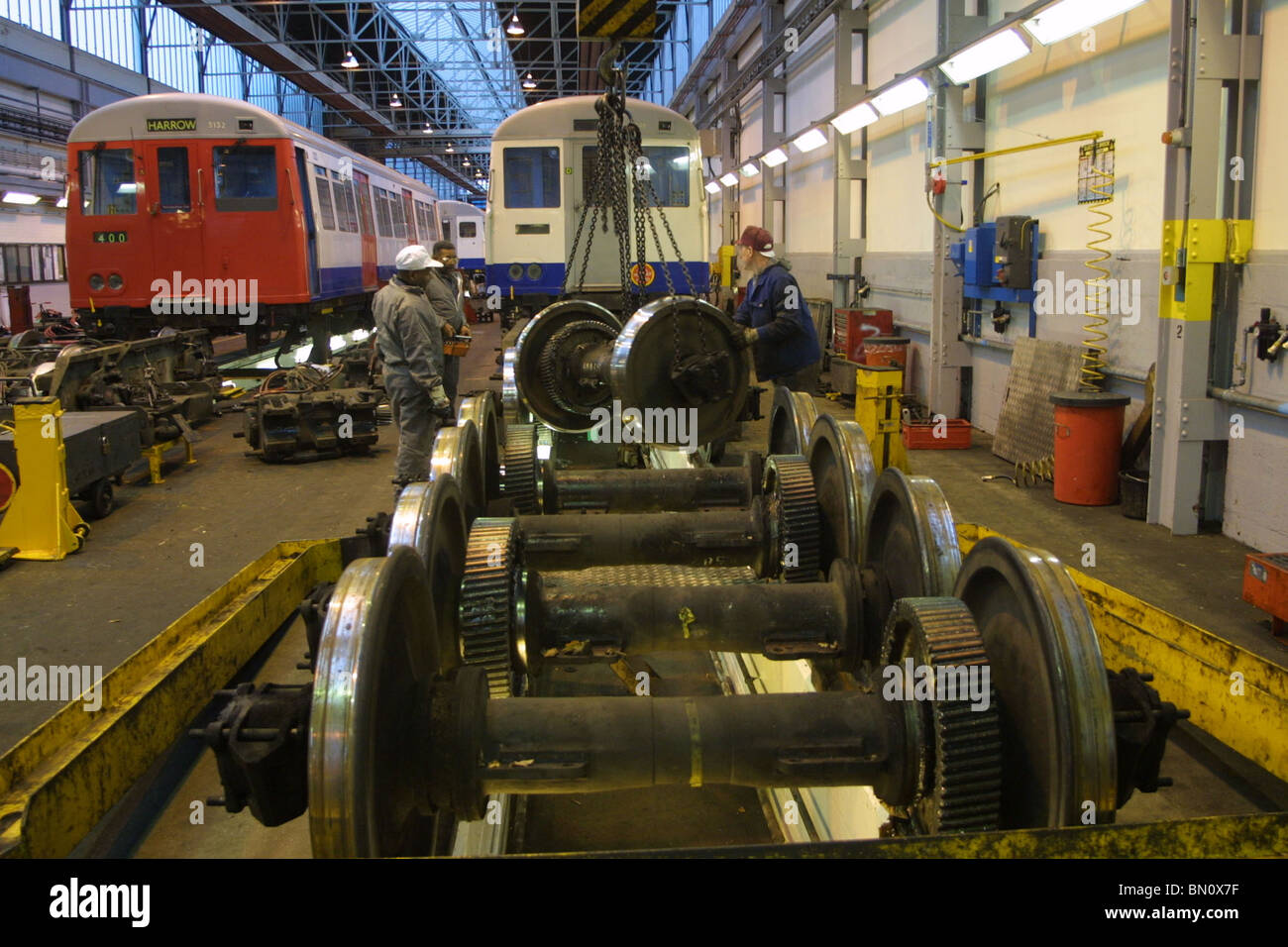 Neasden Depot a main depot of the London Underground's Metropolitan ...