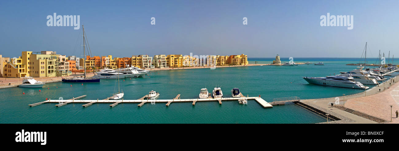 Private marina in a holiday resort Stock Photo - Alamy