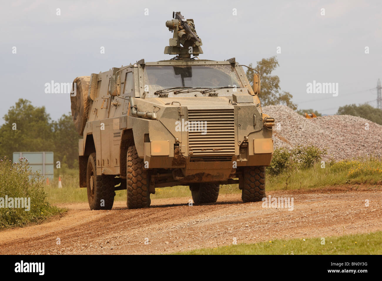 Military, Thales Bushmaster protected infantry vehicle with weapons ...