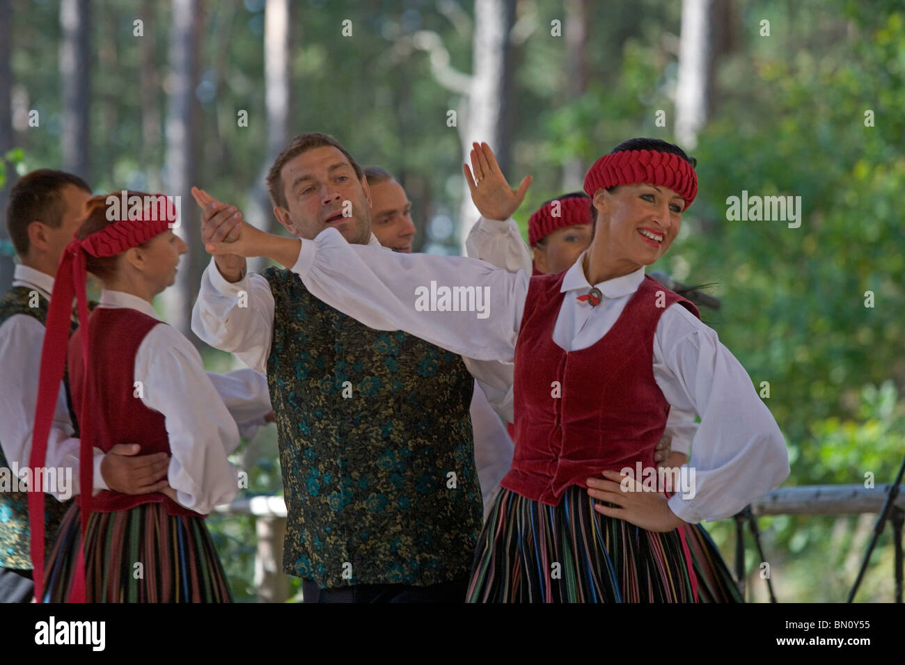 Latvia,Riga,Open Air Ethnographic Museum,latvian folklore Stock Photo ...