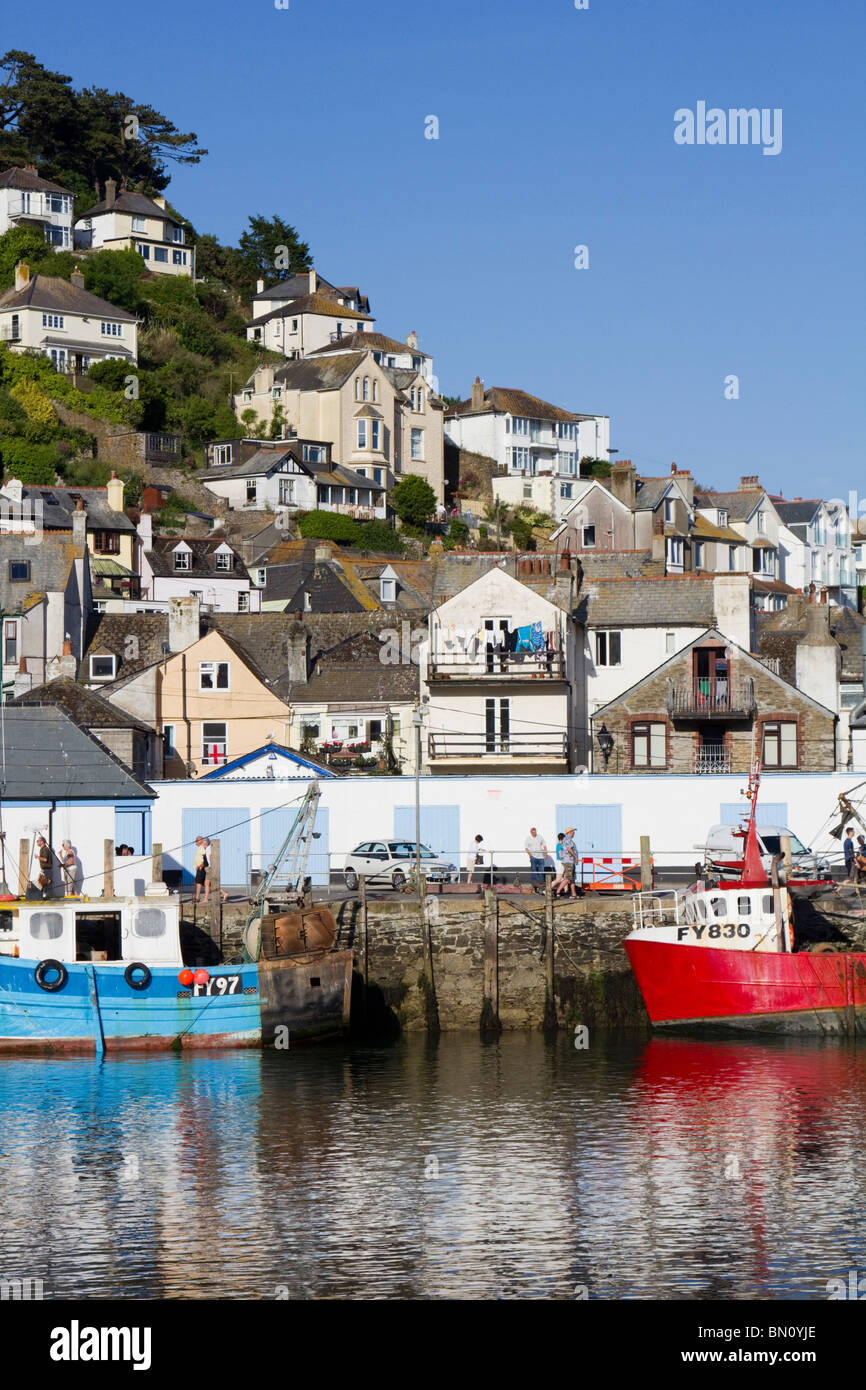 east looe from west looe across river looe cornwall england uk gb Stock ...