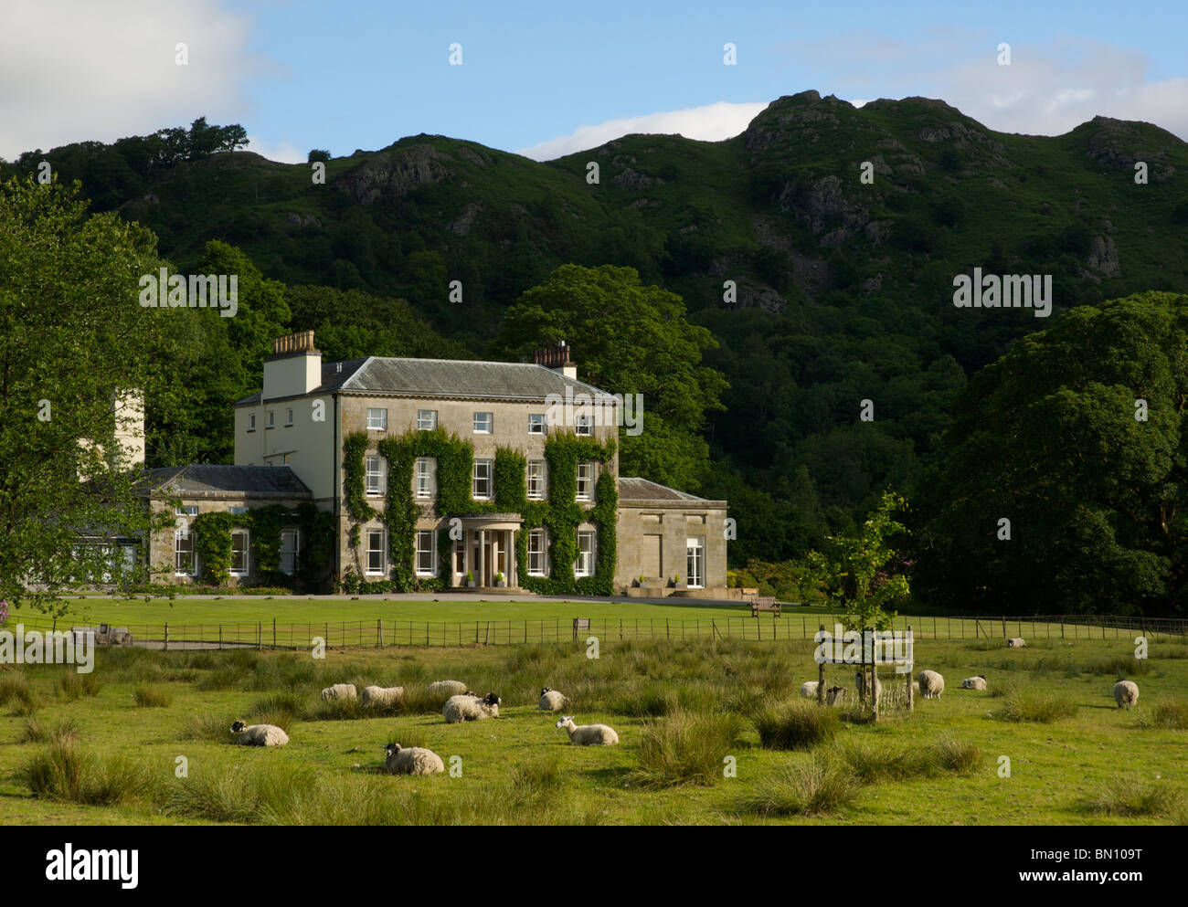 Brathay Hall, near Ambleside, Lake District National Park, Cumbria ...