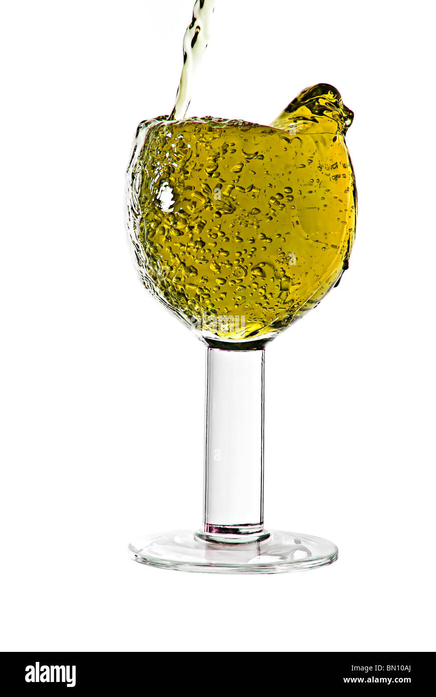 Splash in a glass. A fresh cold drink. Colorful drink Stock Photo - Alamy