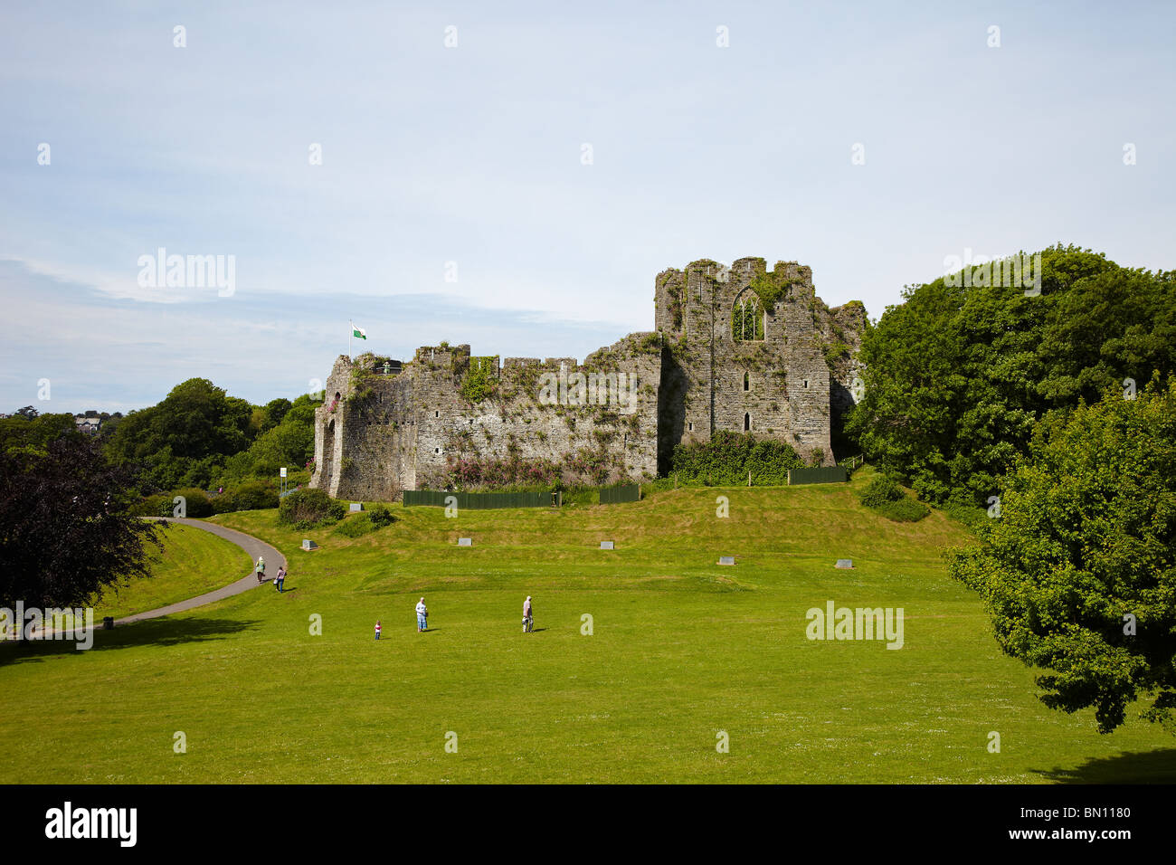Oystermouth Castle, Mumbles, Swansea, Wales, UK Stock Photo - Alamy
