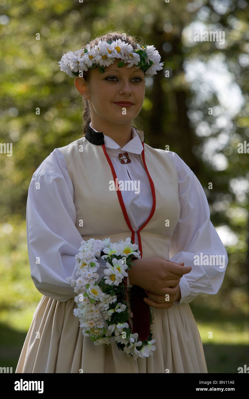 Latvia,Riga,Open Air Ethnographic Museum,latvian folklore Stock Photo ...
