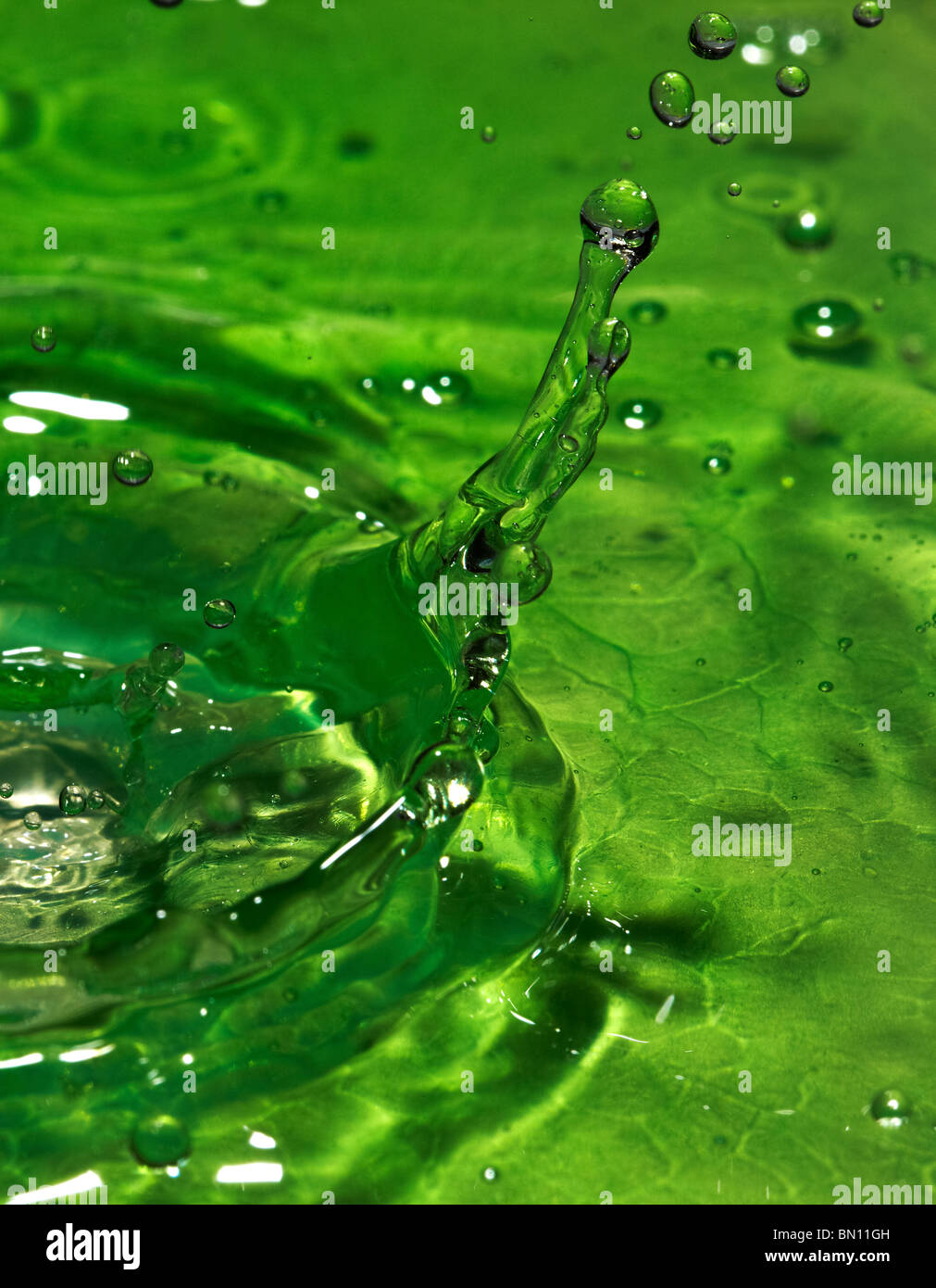 Water Drop and Splash Stock Photo - Alamy