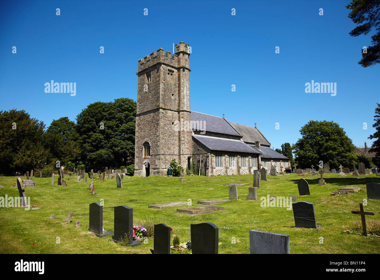 The parish church of St. Stephen at Caerwent was originally dedicated ...