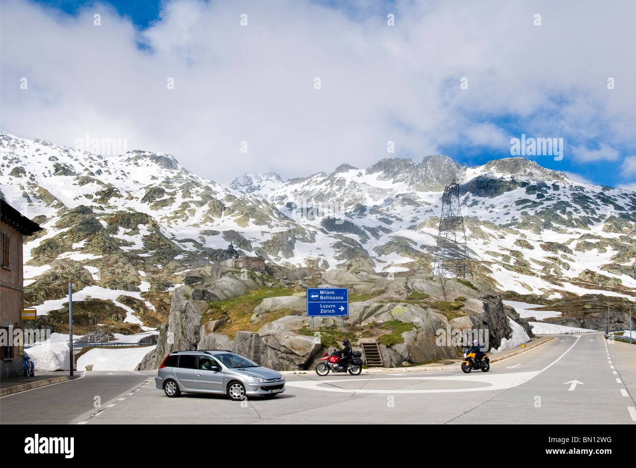 Gotthard pass, Switzerland Stock Photo - Alamy