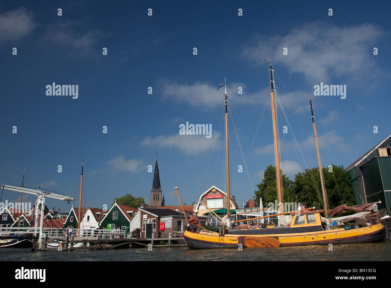 The harbour in Monnickendam, The Netherlands Stock Photo - Alamy