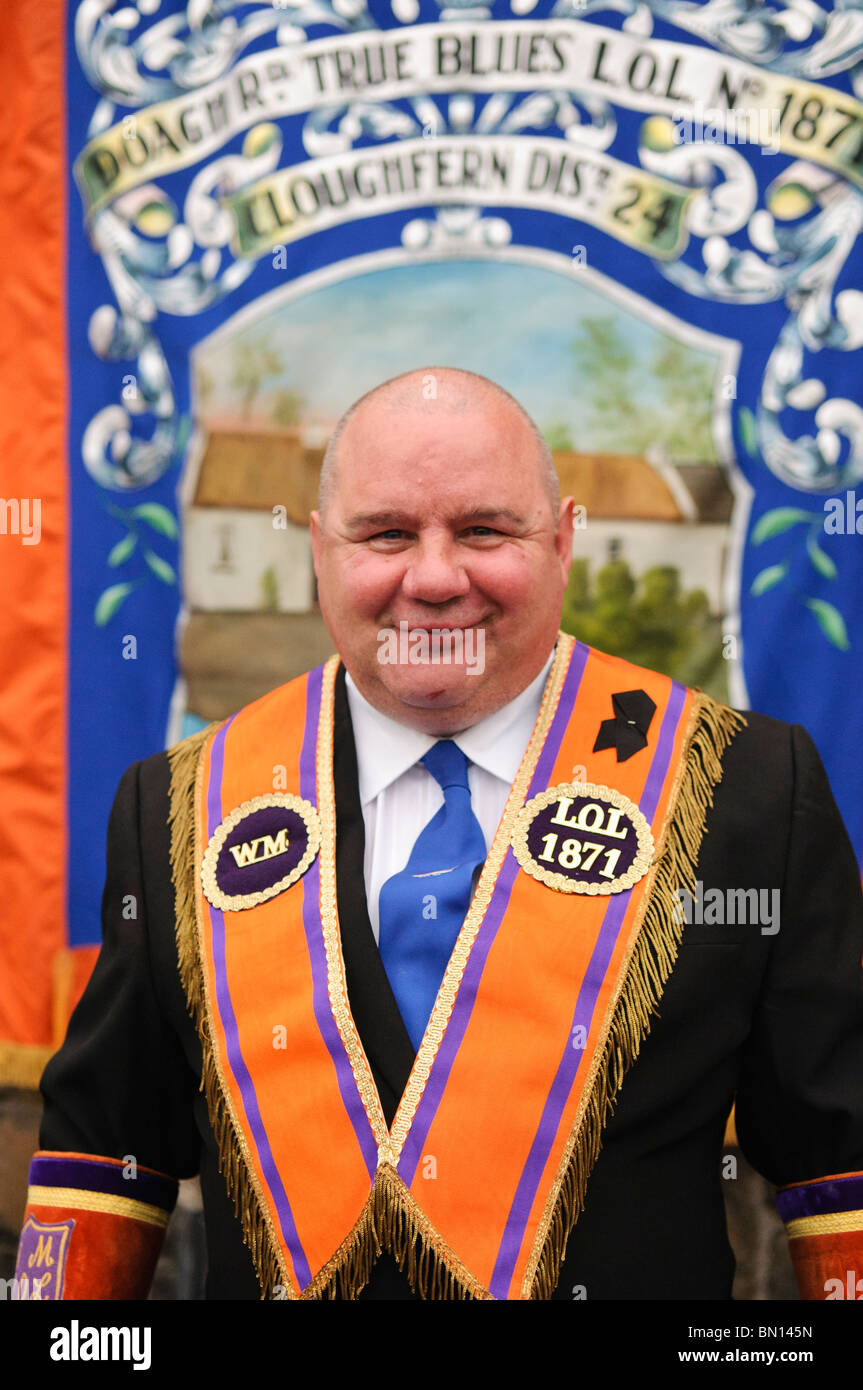 Orange orangeman sash order hi-res stock photography and images - Alamy