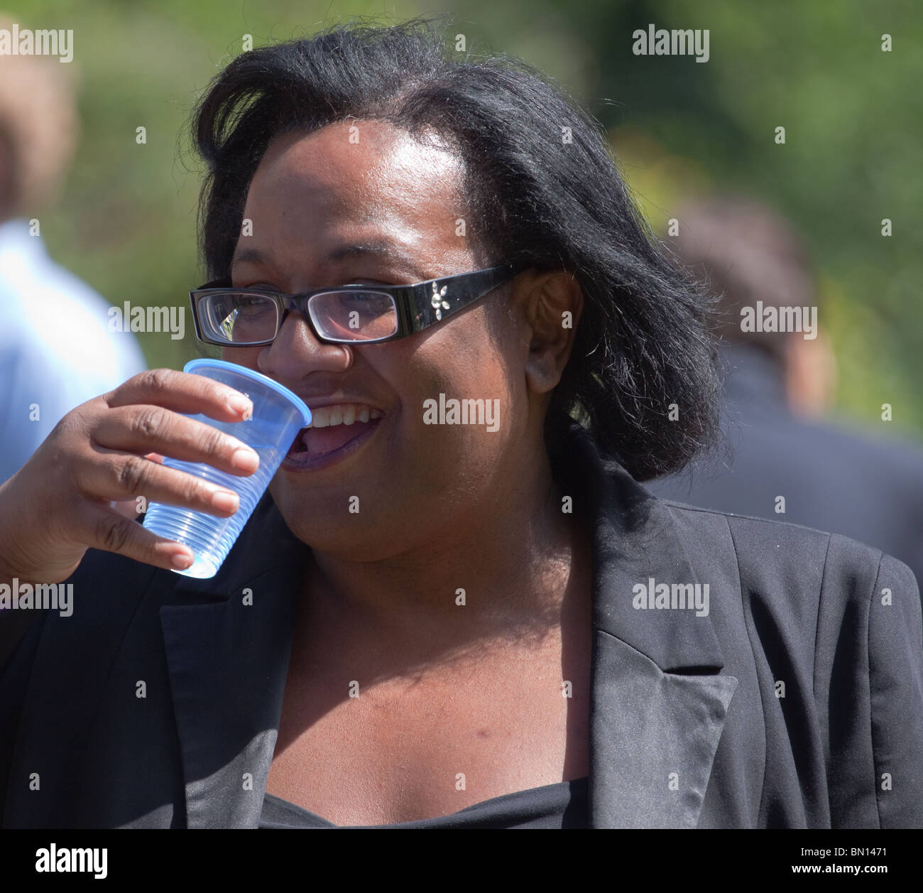 Diane Abbot MP, Labour Party, first black member of Parliament Stock ...