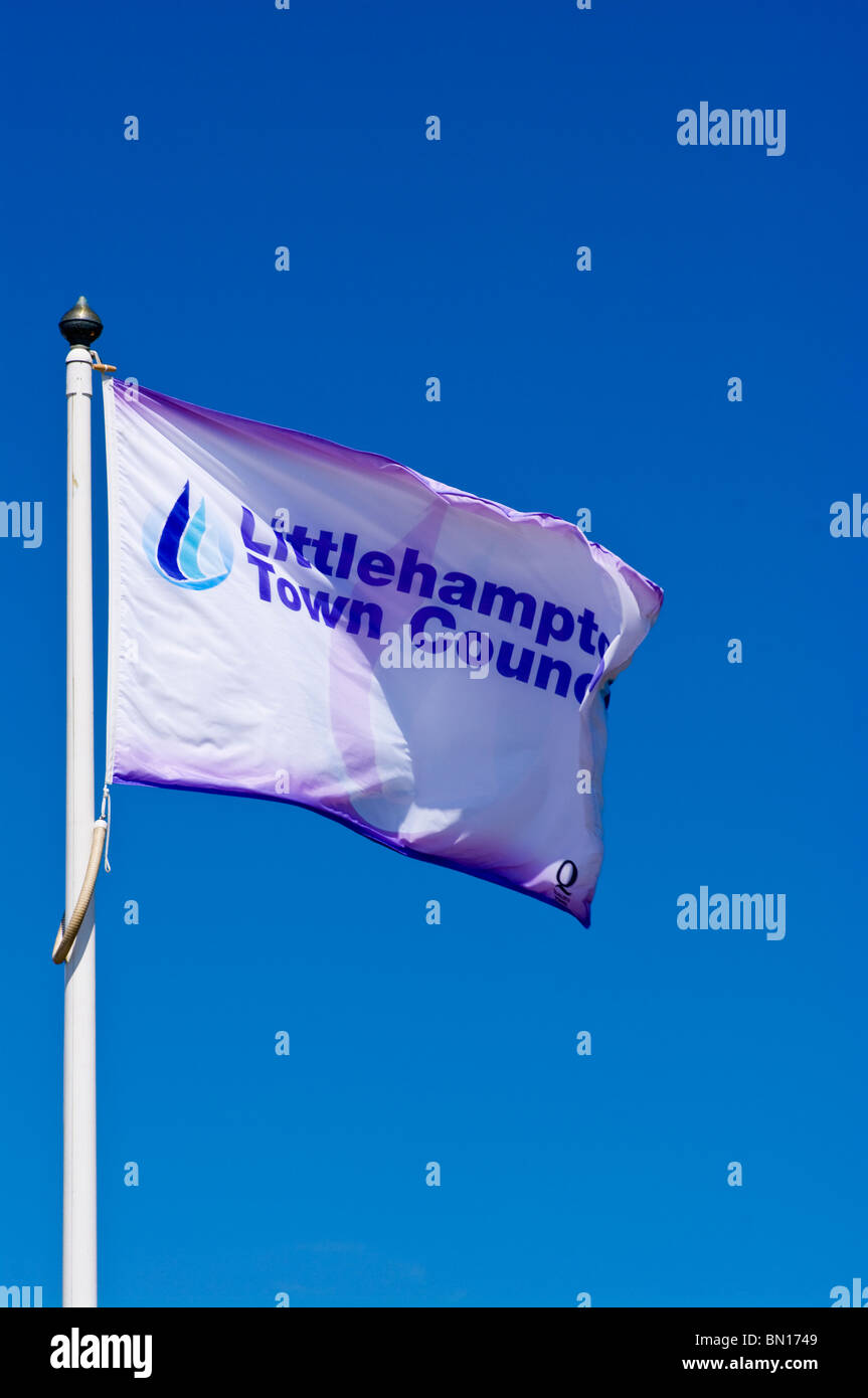 Littlehampton Town Council Flag Stock Photo - Alamy