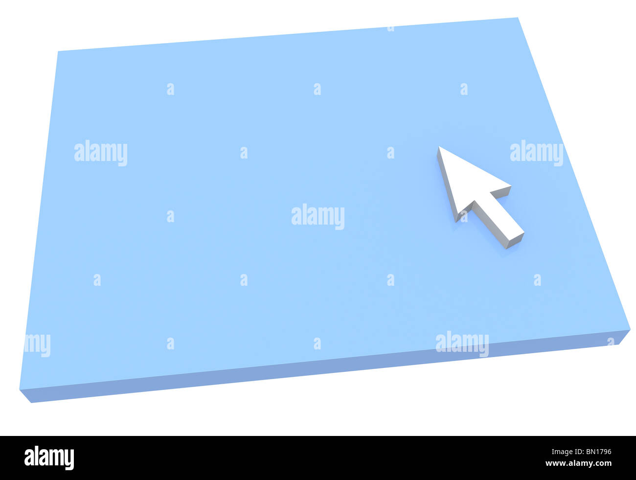 Pc cursor and monitor sign icon Cut Out Stock Images & Pictures - Alamy