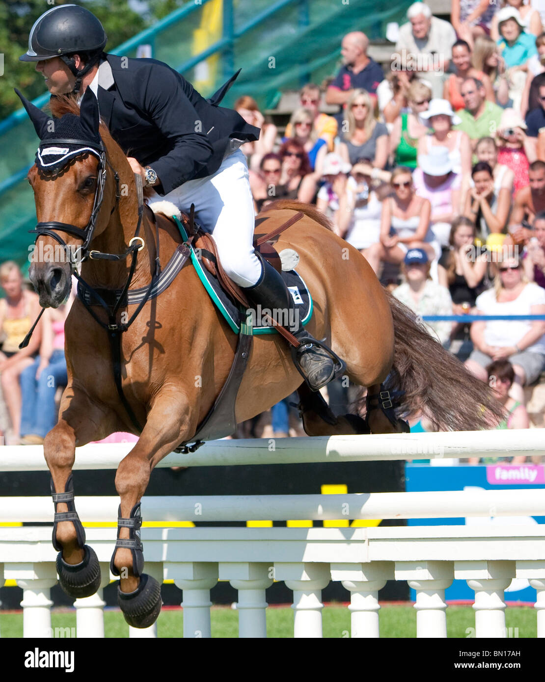 Hickstead water jump hi-res stock photography and images - Alamy