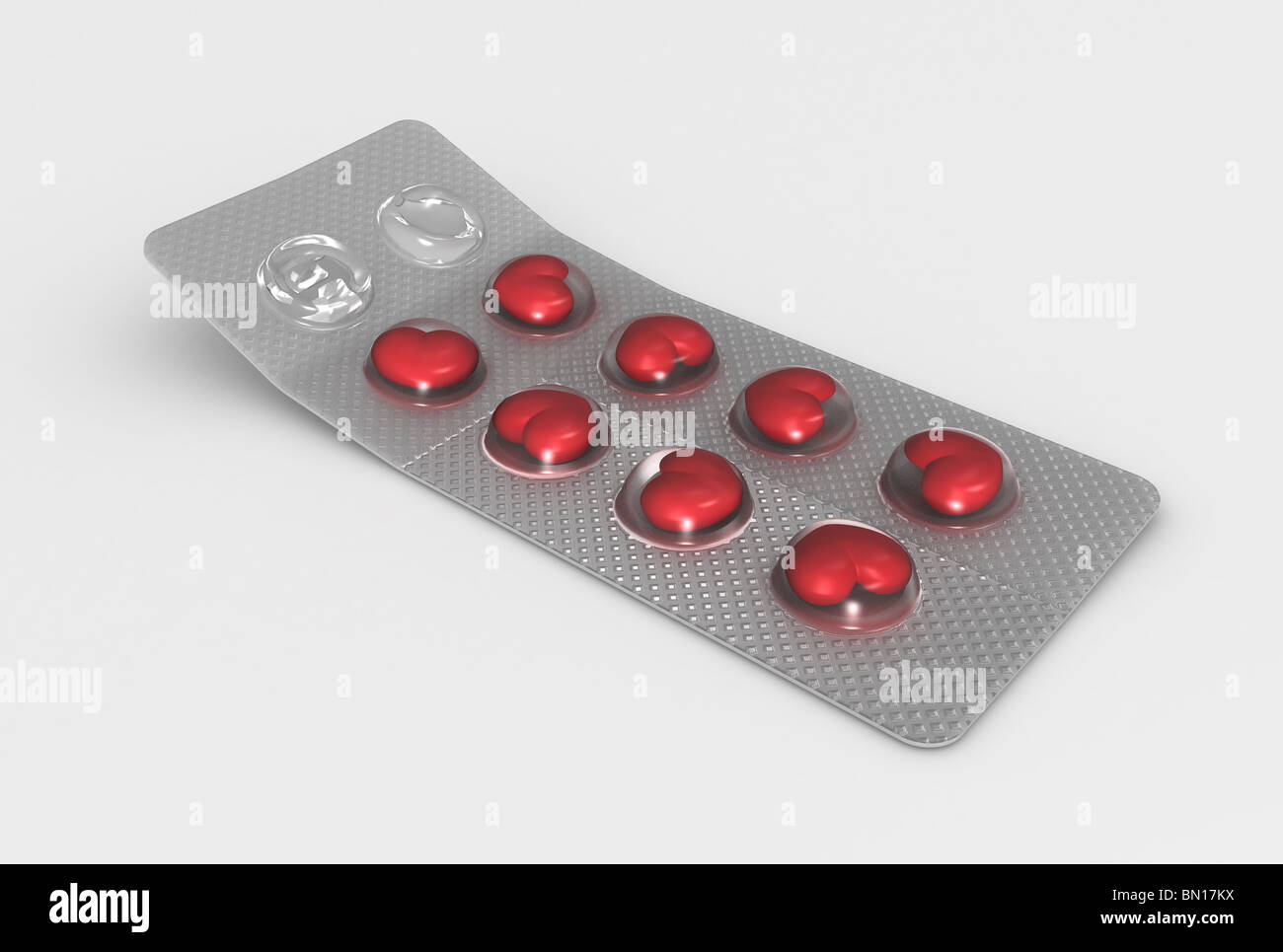 Three-dimensional model of packing of tablets. Tablets are executed in ...