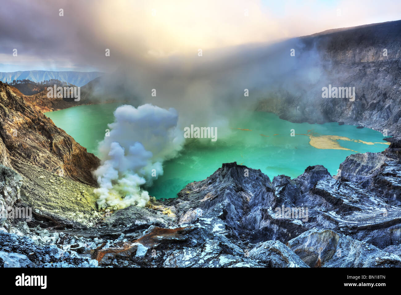 Ijen crater view hi-res stock photography and images - Alamy