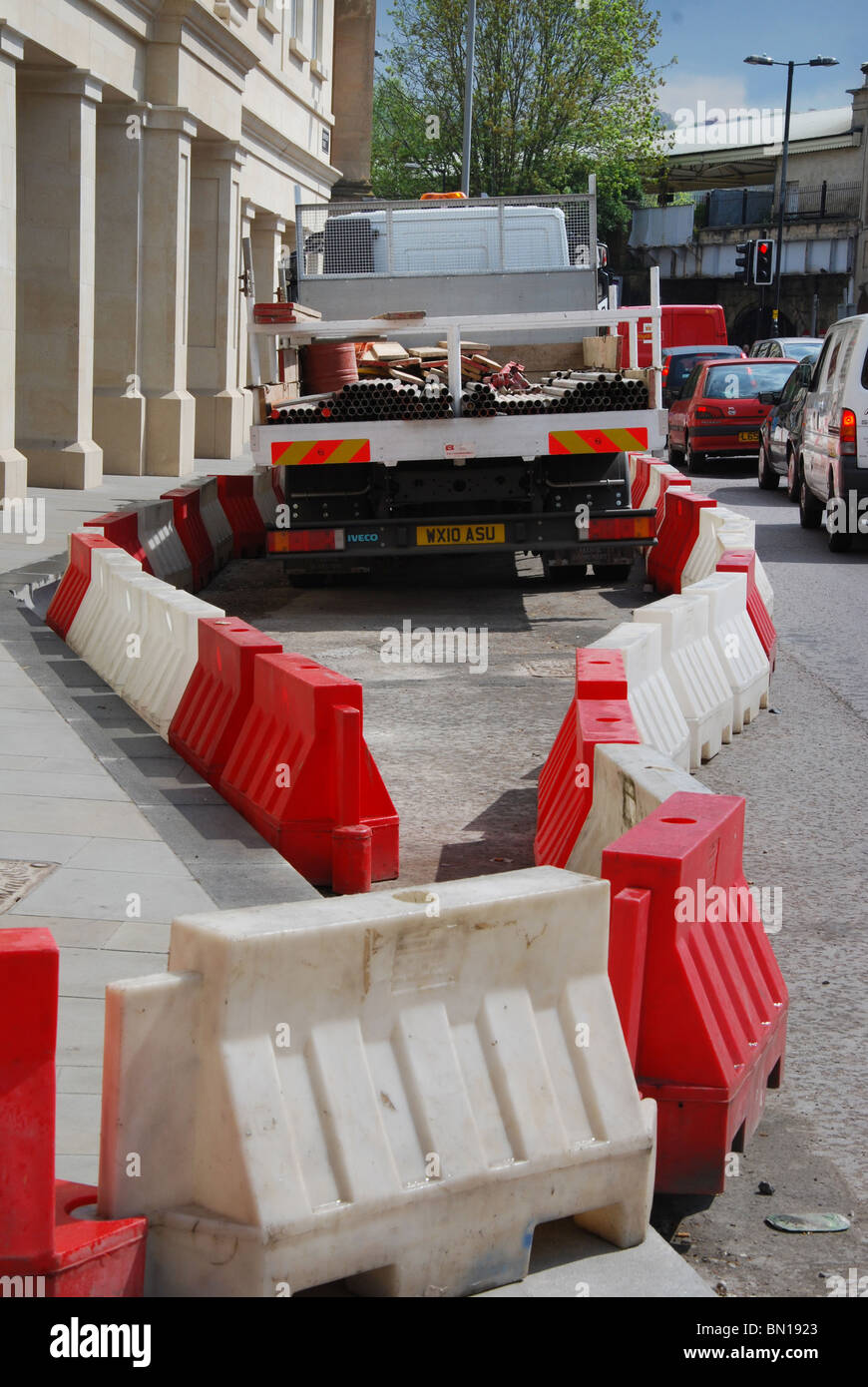 work in progress Bath UK Stock Photo - Alamy