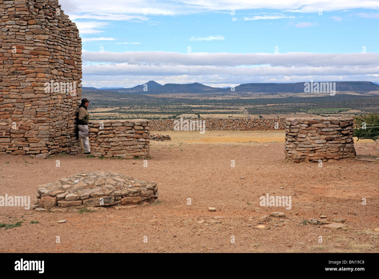 Ruins of Chicomostoc (circa 300-1200), La Quemada, state Zcatecas ...