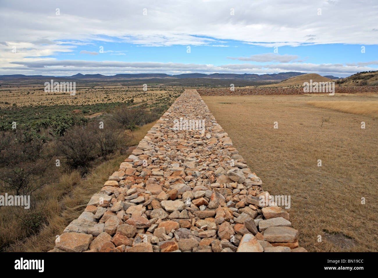 Ruins of Chicomostoc (circa 300-1200), La Quemada, state Zcatecas ...