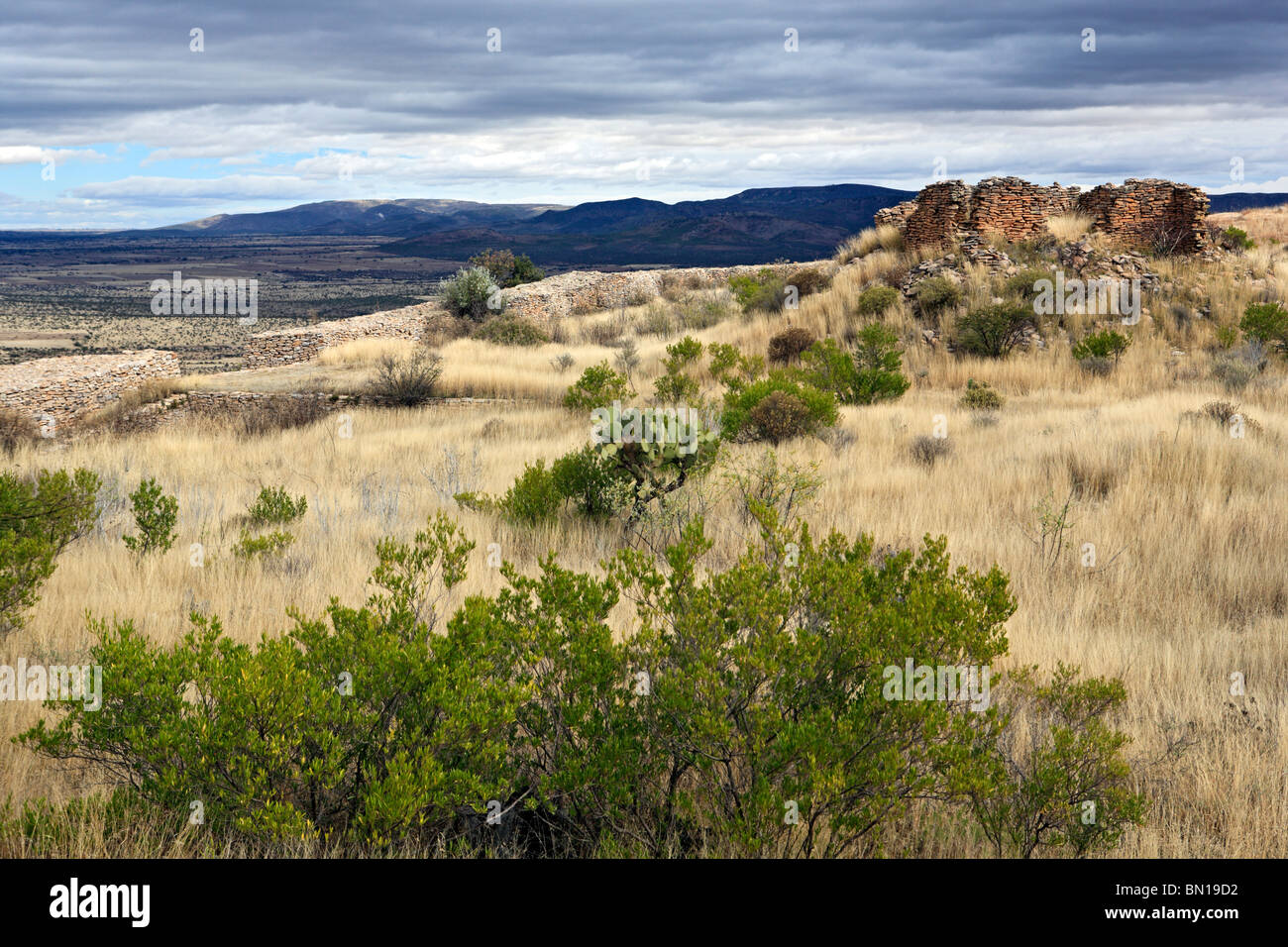Ruins of Chicomostoc (circa 300-1200), La Quemada, state Zcatecas ...