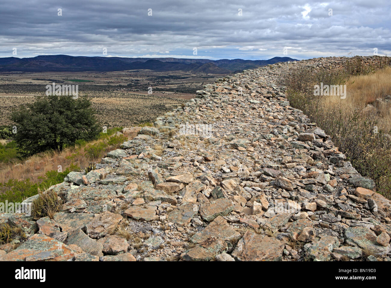 Ruins of Chicomostoc (circa 300-1200), La Quemada, state Zcatecas ...