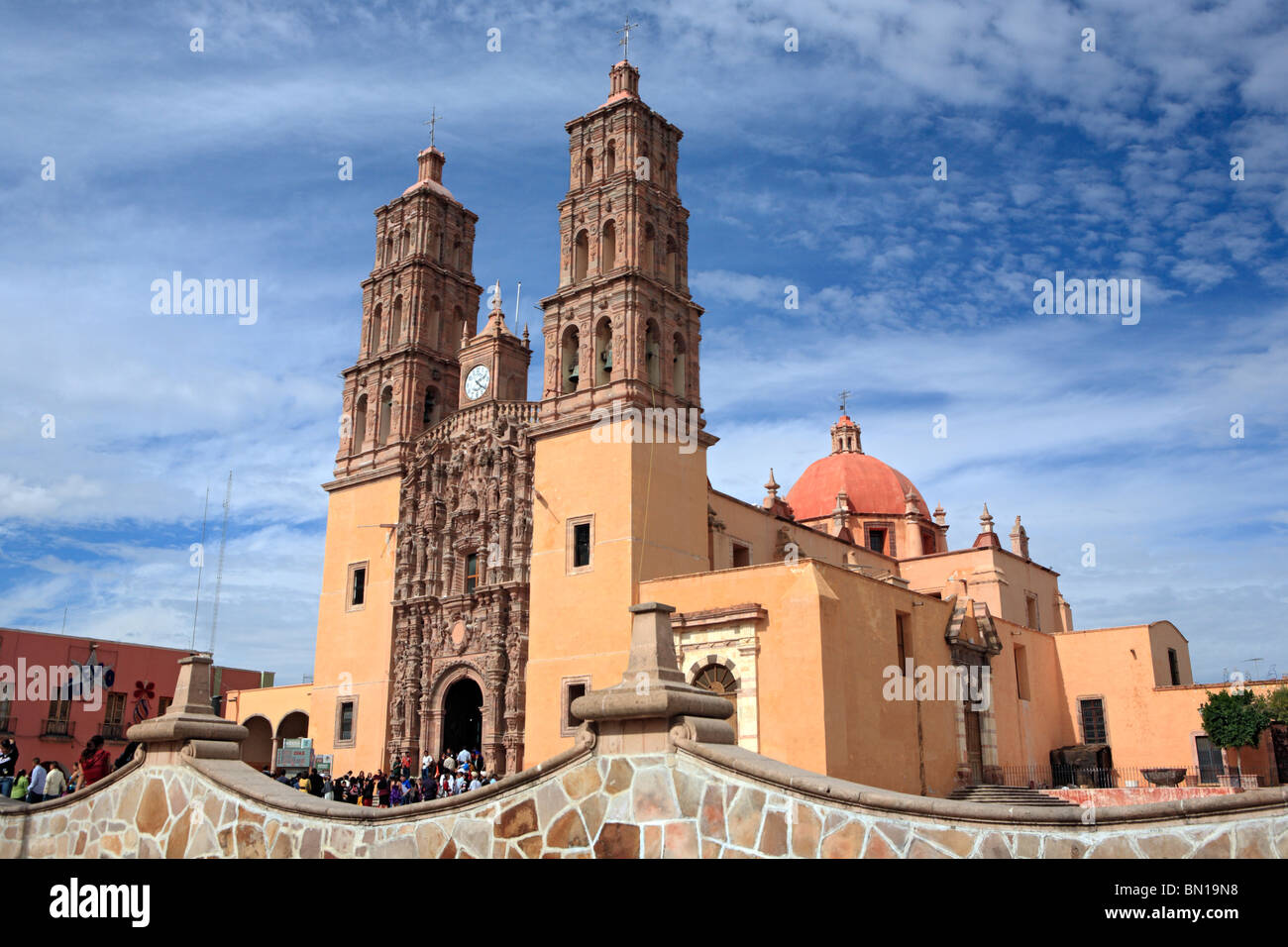 Our Lady of Dolores church (1778), Dolores Hidalgo, state Guanajuato, Mexico Stock Photo - Alamy