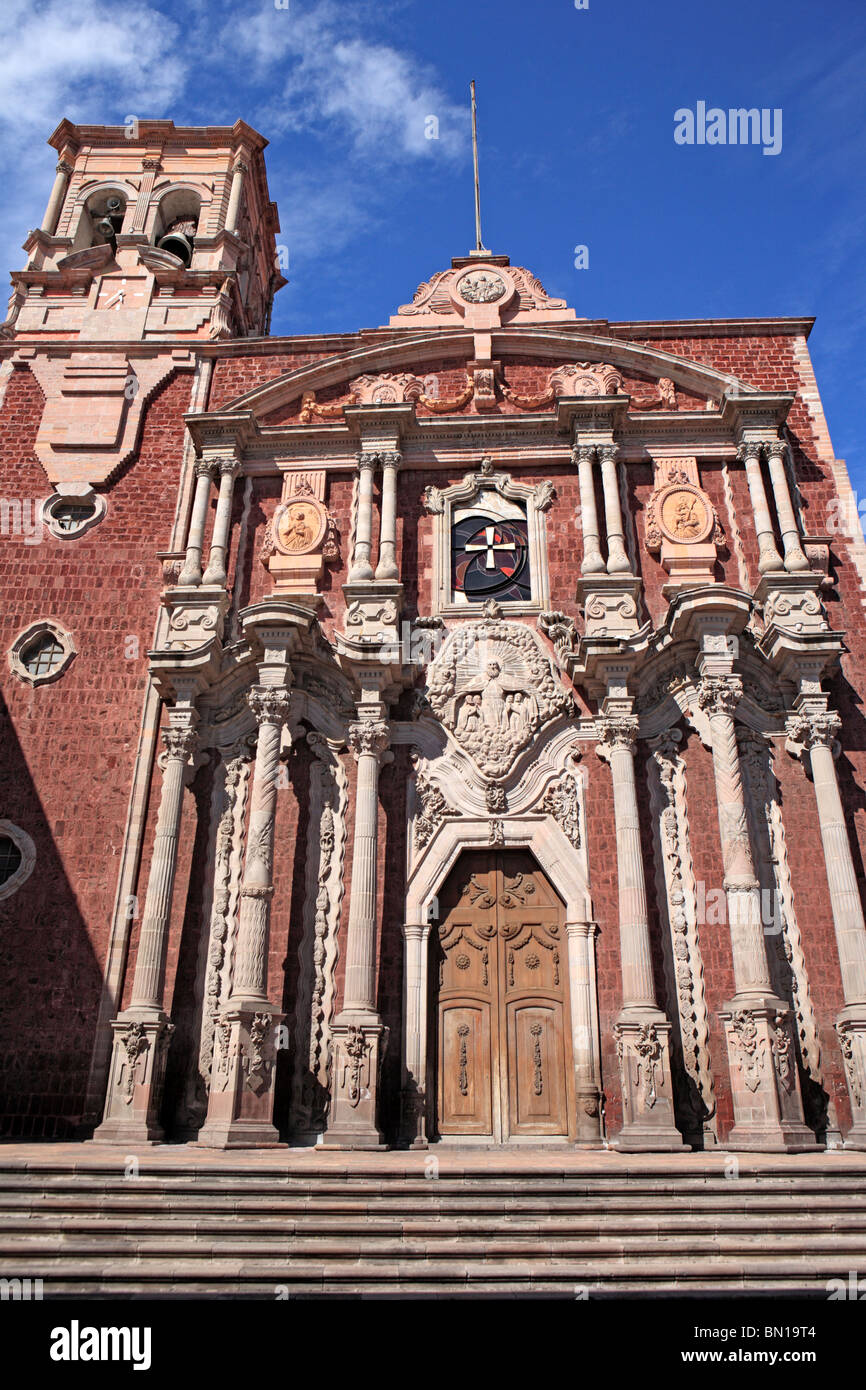 Cathedral (1804), Queretaro, state Queretaro, Mexico Stock Photo - Alamy