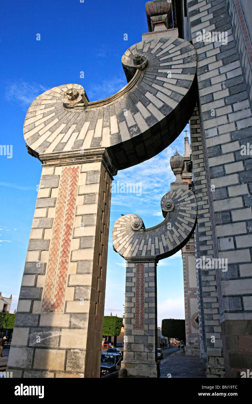 Santa Rosa de Viterbo church, Queretaro, state Queretaro, Mexico Stock ...